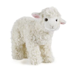 living nature lamb stuffed animal | fluffy farm animal | soft toy gift for kids | 12 inches