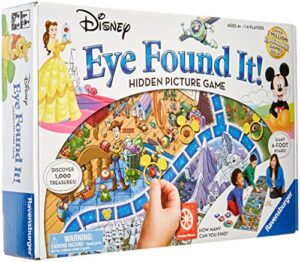 ravensburger world of disney eye found it board game - engaging fun for kids and adults | suitable for ages 4 and up | promotes critical thinking skills | featuring beloved disney characters