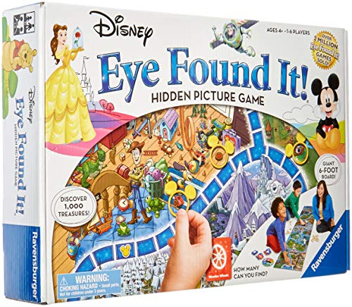 Ravensburger World of Disney Eye Found It Board Game - Engaging Fun for Kids and Adults | Suitable for Ages 4 and Up | Promotes Critical Thinking Skills | Featuring Beloved Disney Characters