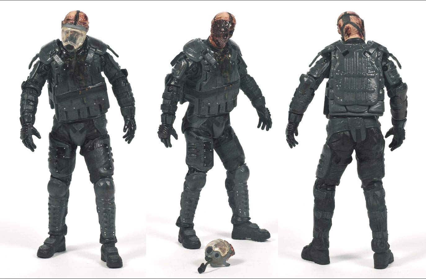 McFarlane Toys The Walking Dead TV Series 4 Riot Gear Gas Mask Zombie Action Figure