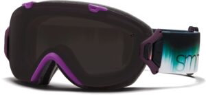 smith optics i/os goggles, violet ombre, blackout