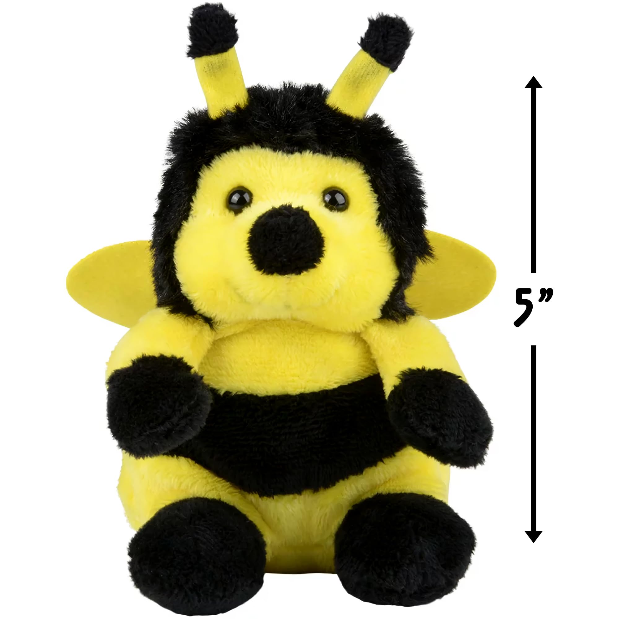 Rhode Island Novelty Bumble Bee Plush Bean Filled Stuffed Animal (1)