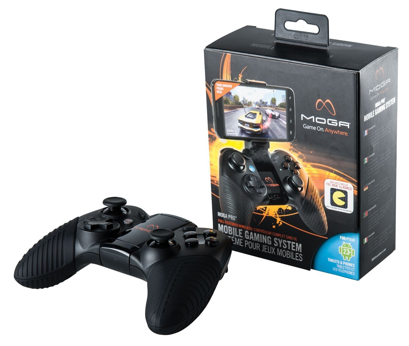 PowerA MOGA Pro Mobile Gaming System for Android Smartphones - Retail Packaging - Black