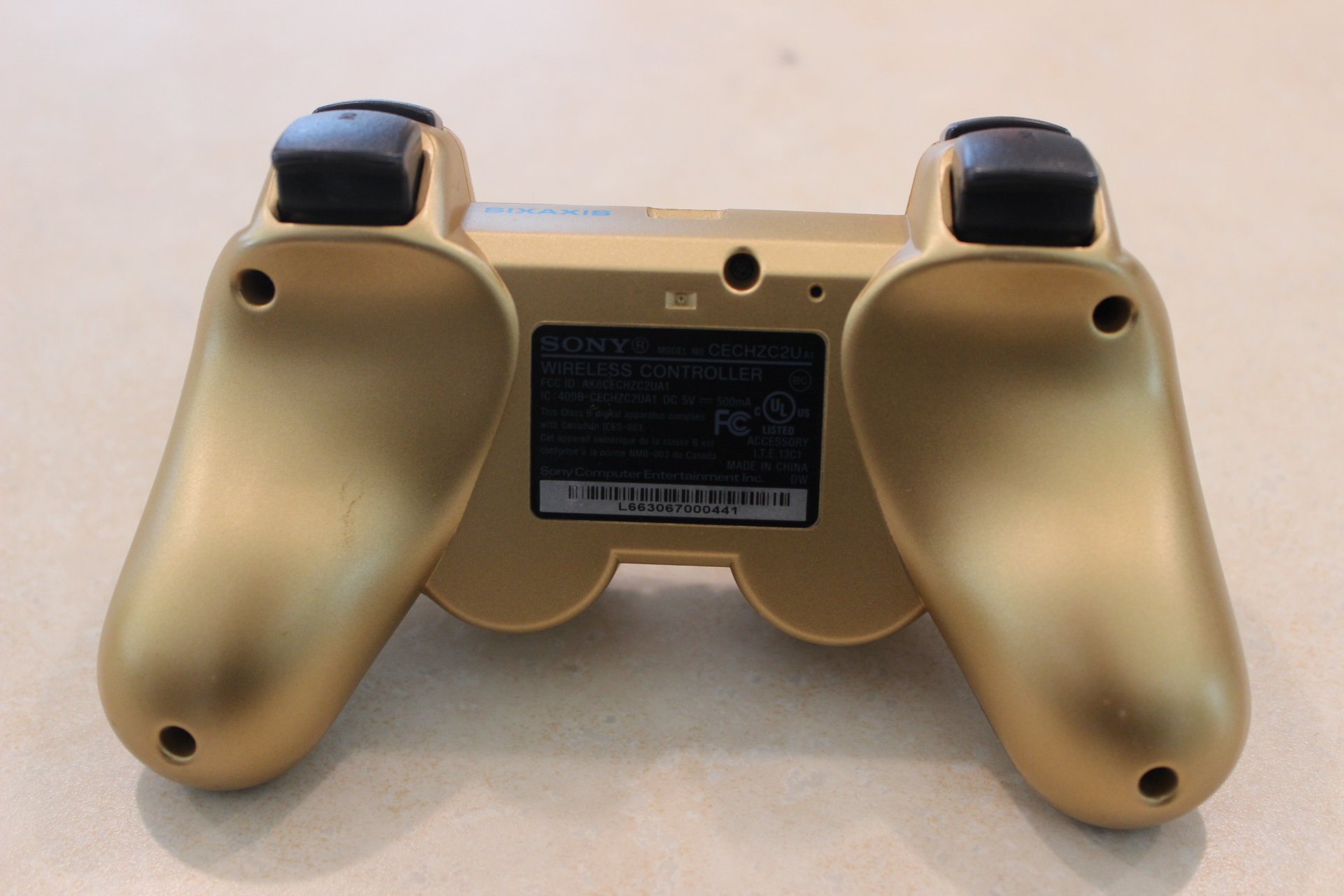 PlayStation 3 DualShock 3 wireless controller - Metallic Gold