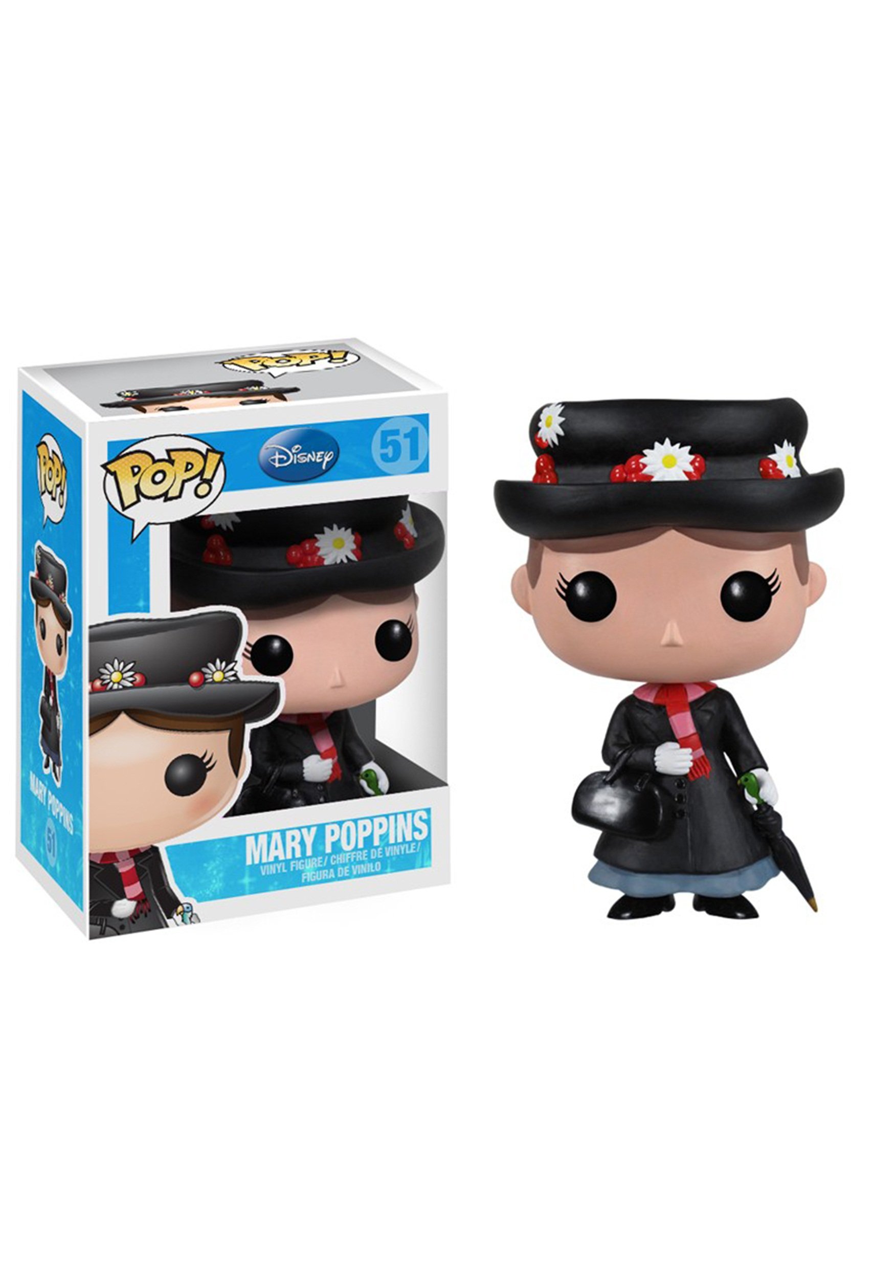 Funko POP Disney Series 5: Mary Poppins Vinyl Figure, Black, Standard (3201)