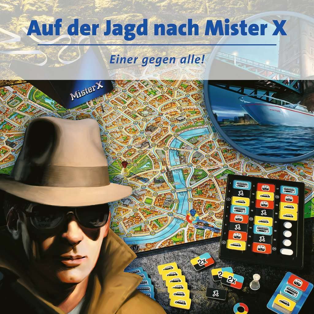 Scotland Yard: The Family Board Game of Detective Pursuit