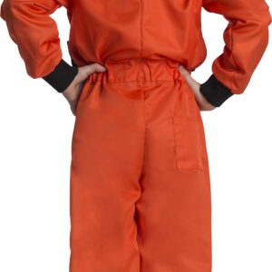 Dress Up America Astronaut Costume for Kids – NASA Orange Spacesuit for Boys & Girls