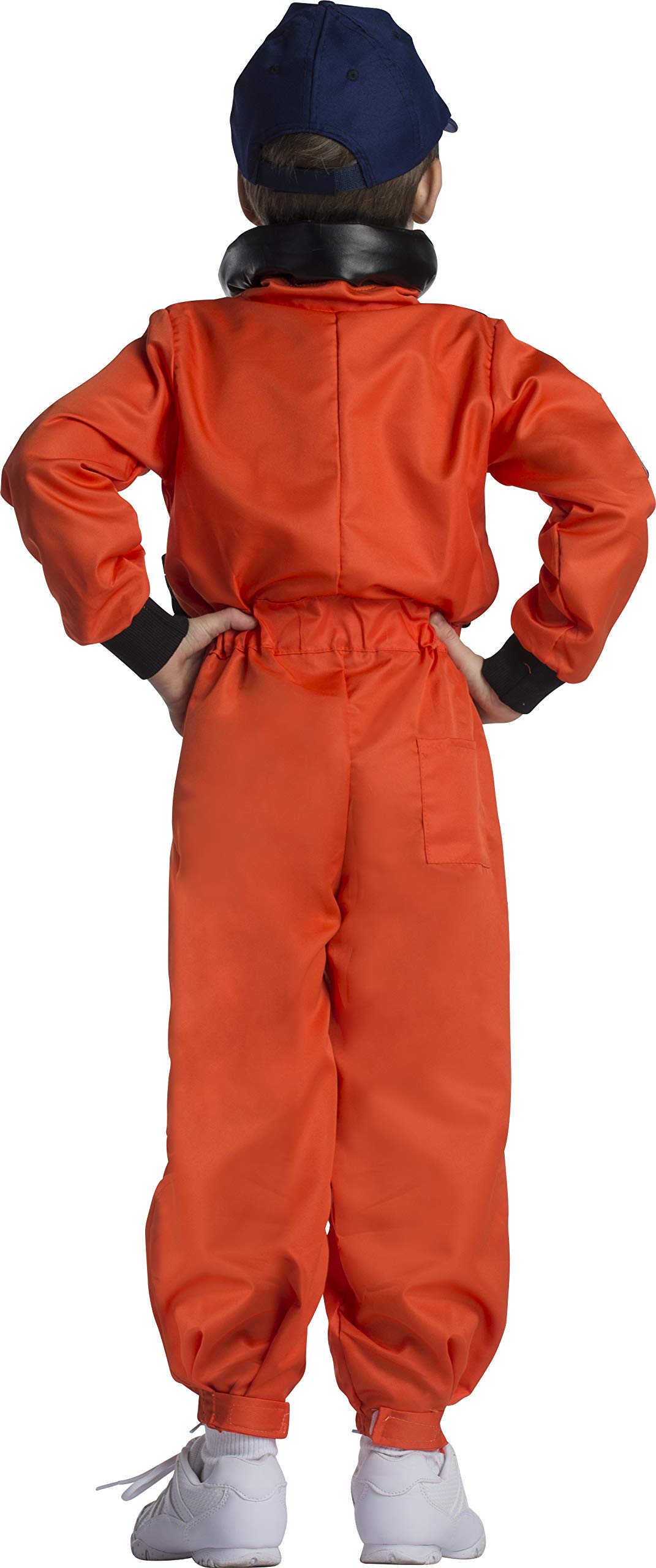 Dress Up America Astronaut Costume for Kids – NASA Orange Spacesuit for Boys & Girls