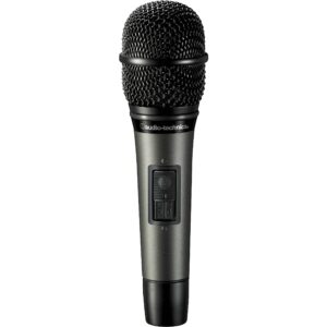 audio-technica hypercardioid dynamic handheld microphone with switch atm610a