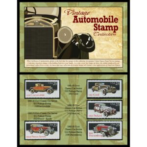 american coin treasures vintage automobile stamp collection