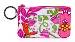 vera bradley zip id case in lilli bell