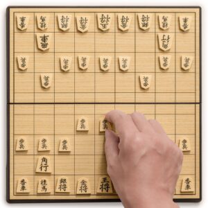 Yellow Mountain Imports Shogi Japanese Chess Magnetic Travel Game Set - 9.6-Inch