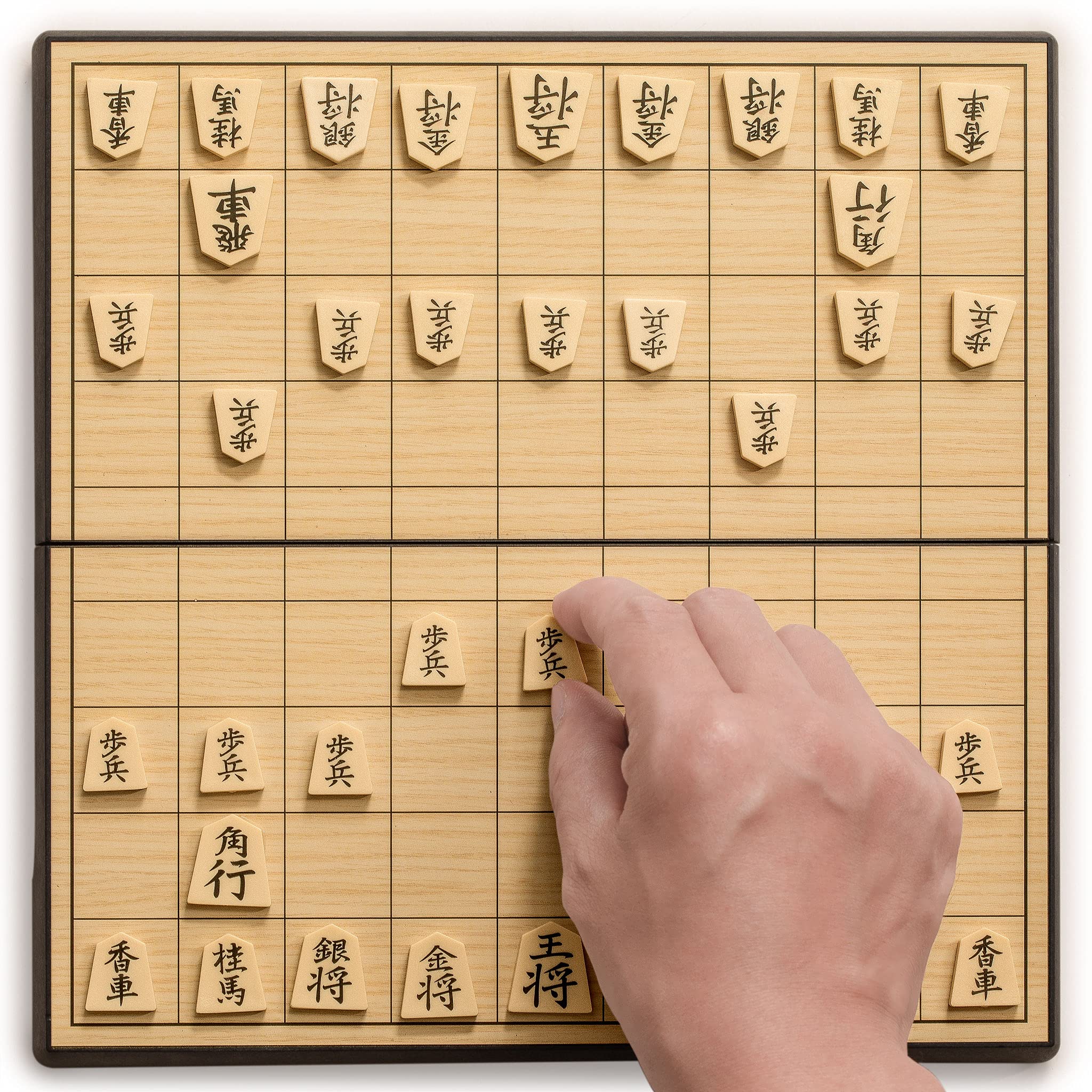 Yellow Mountain Imports Shogi Japanese Chess Magnetic Travel Game Set - 9.6-Inch