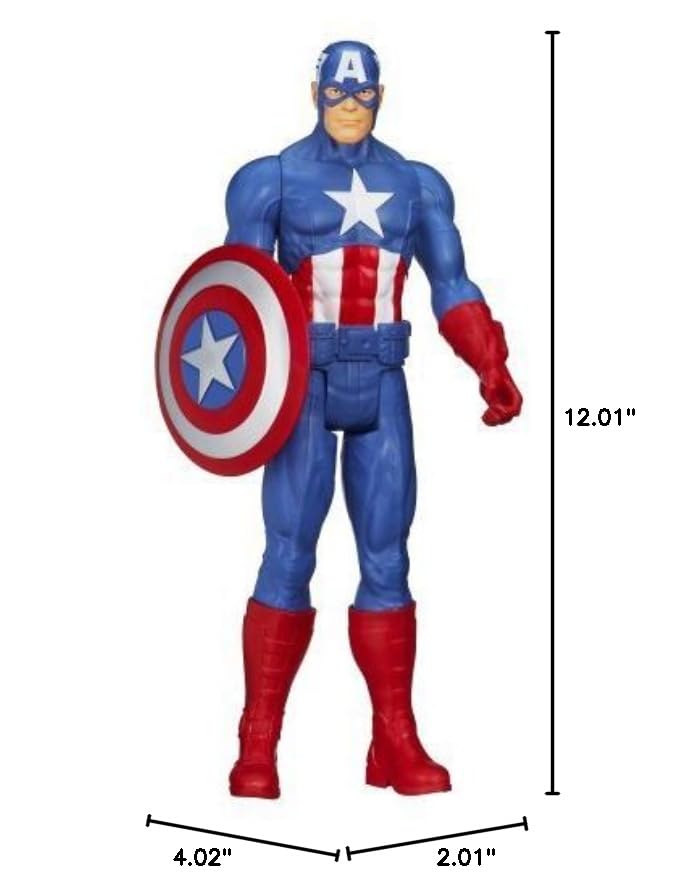 Marvel Avengers Titan Hero Series Captain America Action Figure