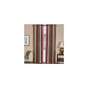 ombre panel light filtering semi-sheer window curtain - 84 inch length, 50 inch width - burgundy- light filtering soft polyester drapes for bedroom living & dining room by achim home decor