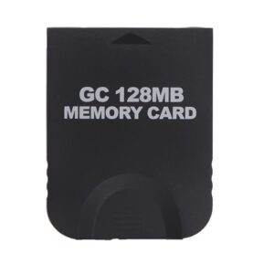 hde 128mb (2048 blocks) black memory card for nintendo gamecube or wii