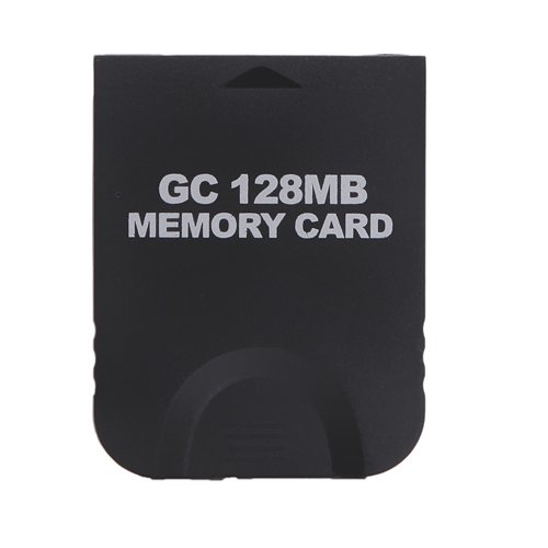 HDE 128MB (2048 Blocks) Black Memory Card for Nintendo GameCube or Wii