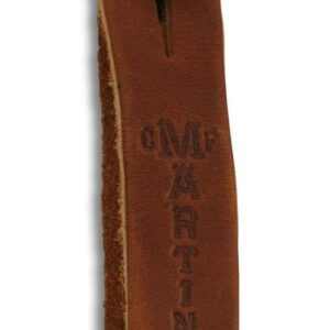 C.F. Martin & Co 18A0032 Guitar Leather Head Stock Strap Tie, Brown