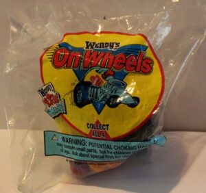 wendy’s kids meal on wheels chicken nuggets tractor vintage 1997