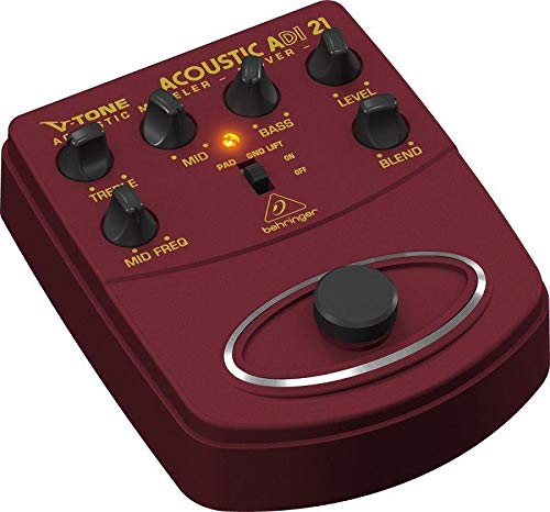 Behringer V-TONE ACOUSTIC DRIVER DI ADI21 Acoustic Amp Modeler/Direct Recording Preamp/DI Box