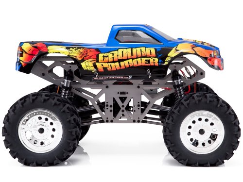 Redcat Racing Ground Pounder 1/10 Scale Electric Monster Truck with Ground Pounder Body