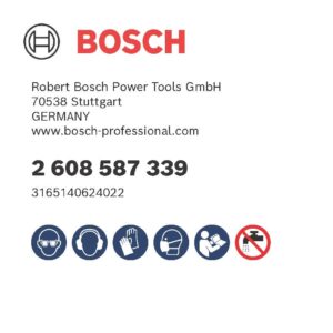 Bosch 2608587339 G 1/2-Inch 52/150/7 mm Diamond Dry Core Cutter with 4 Segments