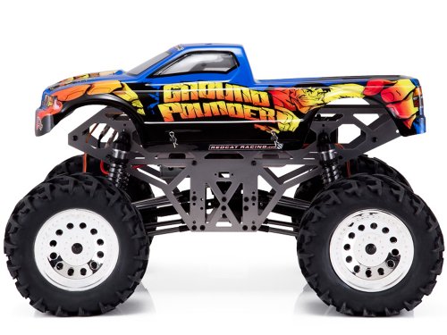 Redcat Racing Ground Pounder 1/10 Scale Electric Monster Truck with Ground Pounder Body