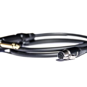 L6C-R Premium Replacement Cable for Line 6 Relay G50, G55, G90, AKG, & Shure Wireless Systems - Gold Right Angle