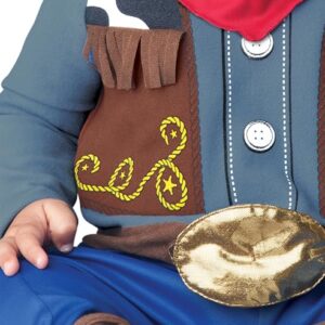 InCharacter Wee Wrangler Infant/Toddler Costume, Large (18-2T) Blue/Brown