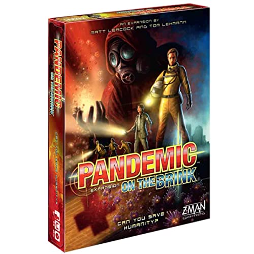 Pandemic on the Brink Board Game EXPANSION - Face New Challenges and Save Humanity! Cooperative Strategy Game for Kids and Adults, Ages 8+, 2-5 Players, 45 Minute Playtime, Made by Z-Man Games