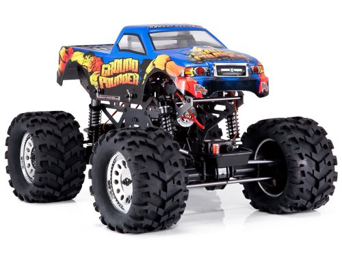 Redcat Racing Ground Pounder 1/10 Scale Electric Monster Truck with Ground Pounder Body