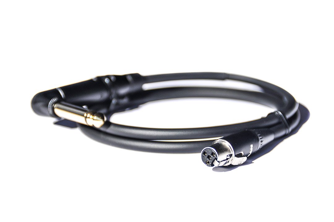 L6C-R Premium Replacement Cable for Line 6 Relay G50, G55, G90, AKG, & Shure Wireless Systems - Gold Right Angle