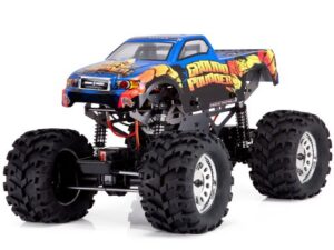 redcat racing ground pounder 1/10 scale electric monster truck with ground pounder body