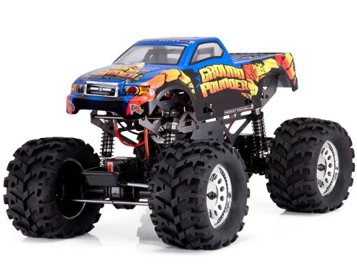 Redcat Racing Ground Pounder 1/10 Scale Electric Monster Truck with Ground Pounder Body