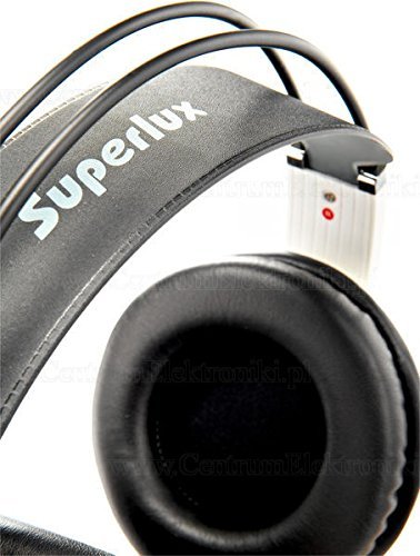 Superlux HD-681 EVO Professional Monitoring Headphones, White