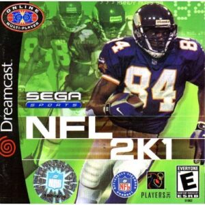 nfl 2k1 dreamcast instruction booklet (sega dreamcast manual only - no game) pamphlet - no game included