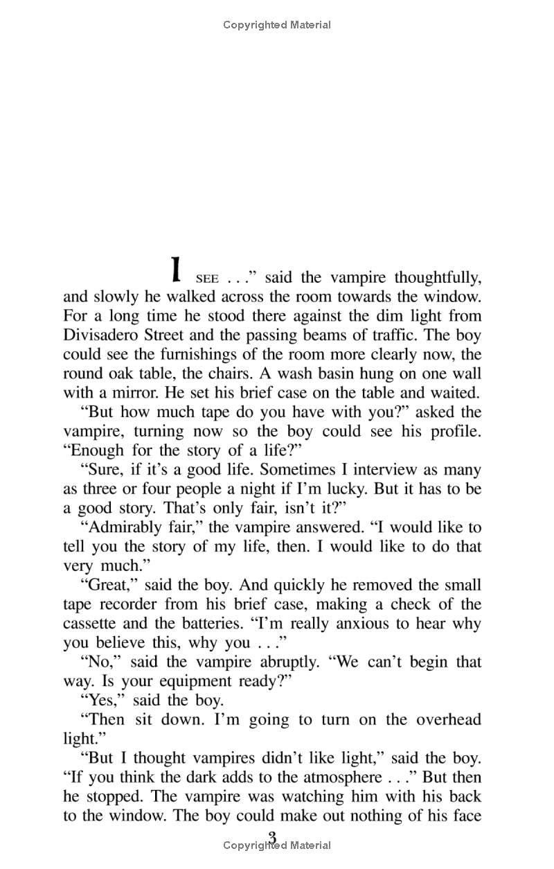 Anne Rice 7 Book Set "Interview with the Vampire", "The Vampire Lestat", "Queen of the Damned", "The Tale of the Body Thief", "Memnoch the Devil", "The Vampire Armand" and "Merrick" (Vampire Chronicles)