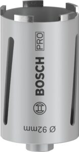 bosch 2608587326 bspf diamond core cutter, 92mm x 150mm, silver