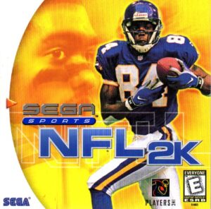 nfl 2k dreamcast instruction booklet (sega dreamcast manual only - no game) pamphlet - no game included