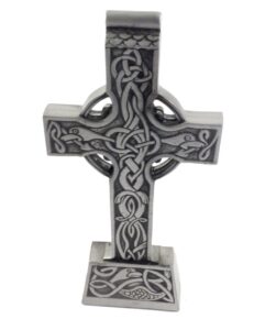 standing celtic cross pewter home decor made in ireland