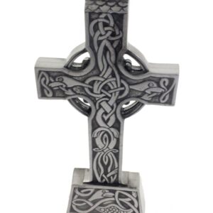 Standing Celtic Cross Pewter Home Decor Made in Ireland