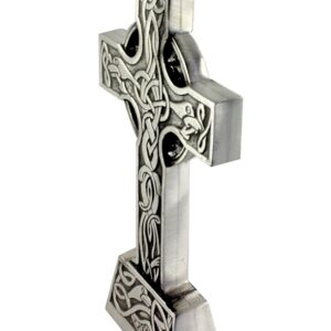 Standing Celtic Cross Pewter Home Decor Made in Ireland