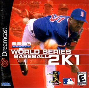 world series baseball 2k1 dreamcast instruction booklet (sega dreamcast manual only - no game) pamphlet - no game included