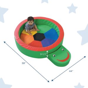 Children's Factory Lollipop Play Yard,Kids Indoor Playground, Rainbow Play Mat for Classrooms, Daycares, Preschools