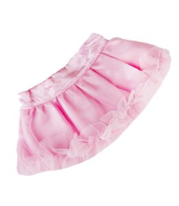 satin "tutu" fpink skirt teddy bear clothes fits most 14" - 18" build-a-bear and make your own stuffed animals