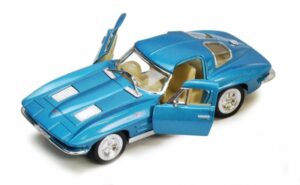 chevy 1963 corvette stingray 1:36 scale (blue)