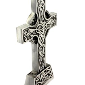 Standing Celtic Cross Pewter Home Decor Made in Ireland