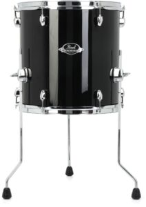 pearl export exx floor tom - 14 x 14 inch - jet black