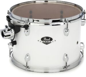 pearl export exx mounted tom - 13 inches x 9 inches, pure white