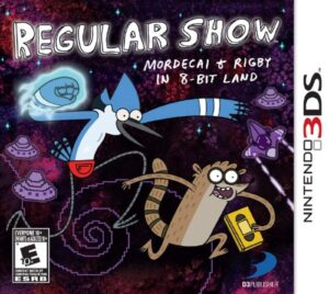 regular show: mordecai and rigby in 8-bit land - nintendo 3ds